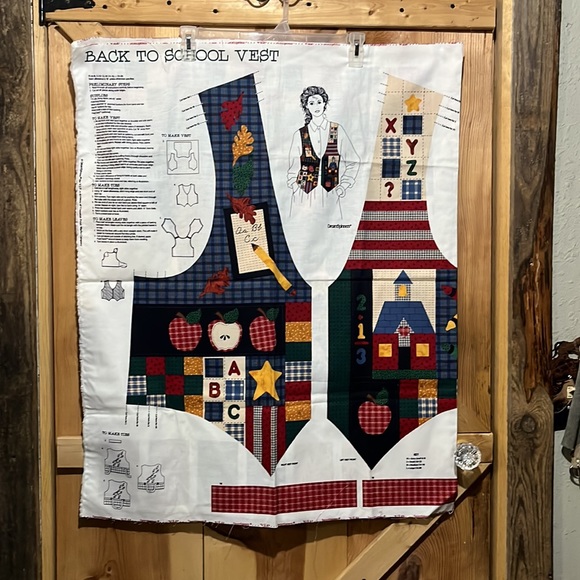 Art | Back To School Vest To Make Can Be Made Xs To L Vest And ...